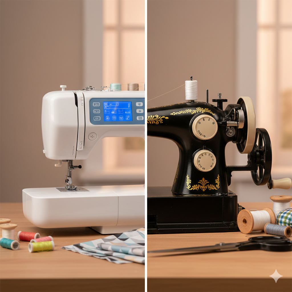 Computerized vs Mechanical Sewing Machine